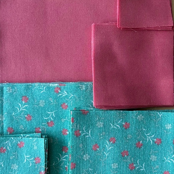 Vintage | Other | Vintage Springs Industries Floral Rose Precut ...